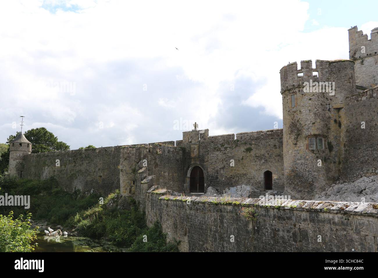 Cahir Castle, one of the oldest medieval castles in Ireland Stock Photo ...