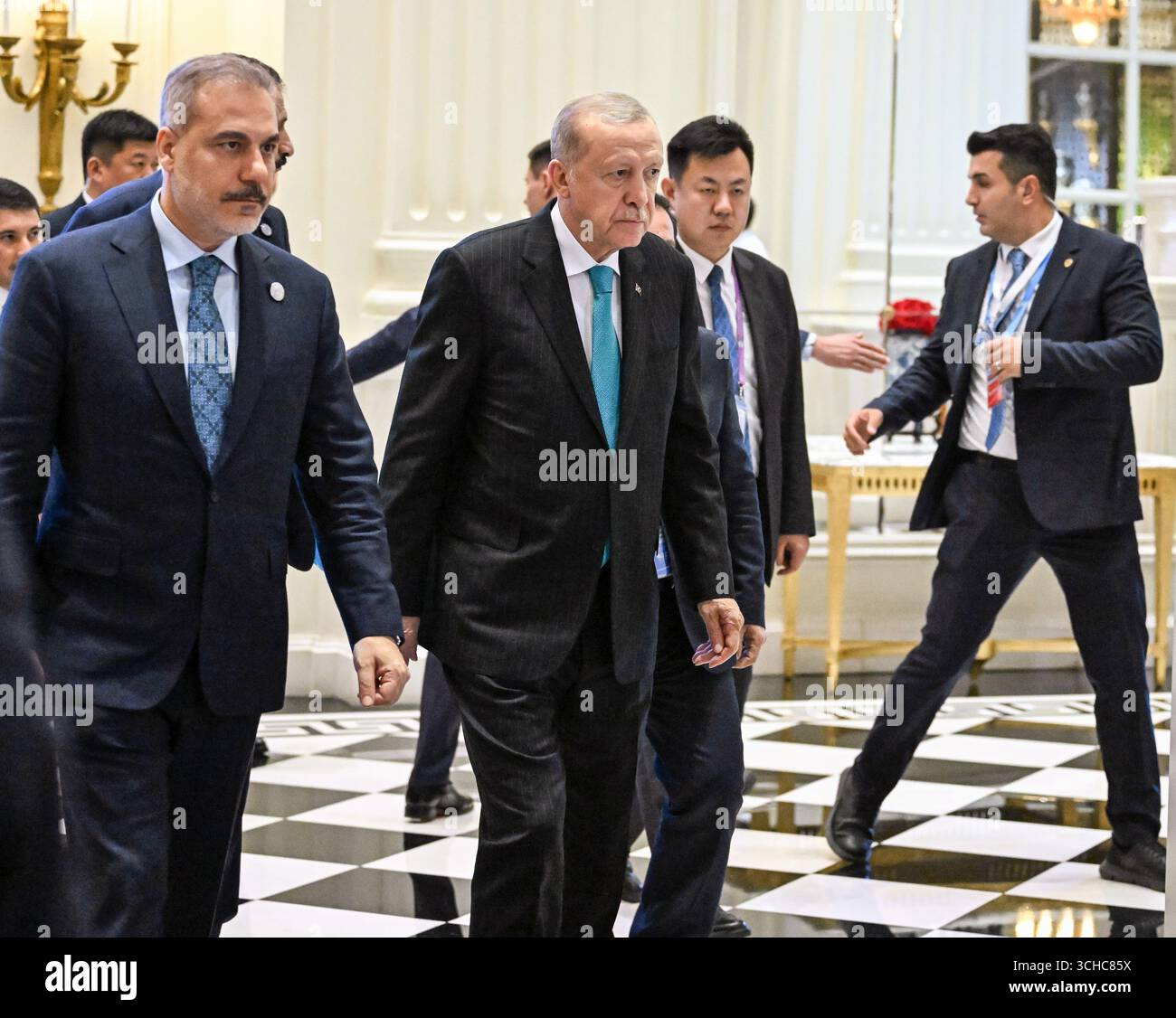 Meeting of Russian President Vladimir Putin and Turkish President Recep ...
