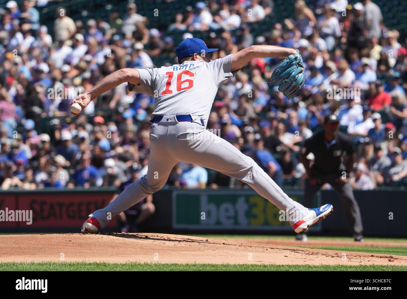 August 31 2025: Chicago pitcher Matthew Boyd (16) throws a pitch during ...