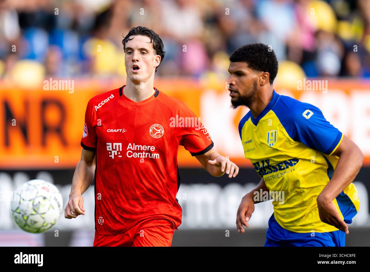 WAALWIJK, NETHERLANDS - AUGUST 30: Bas Huisman of Almere City FC ...