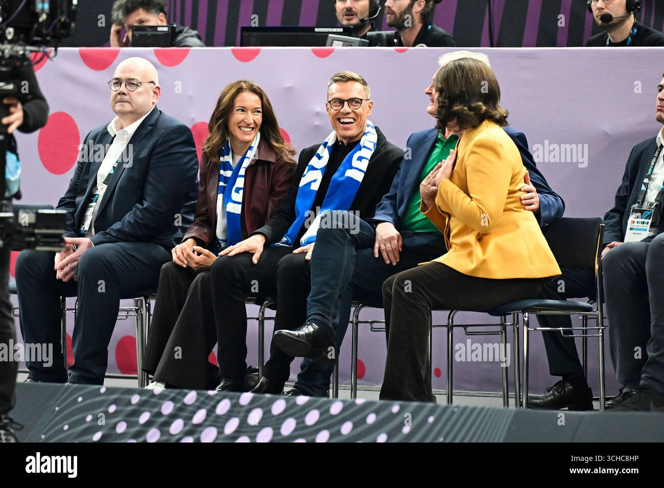 Finnish President Alexander Stubb and his wife Suzanne Innes-Stubb ...