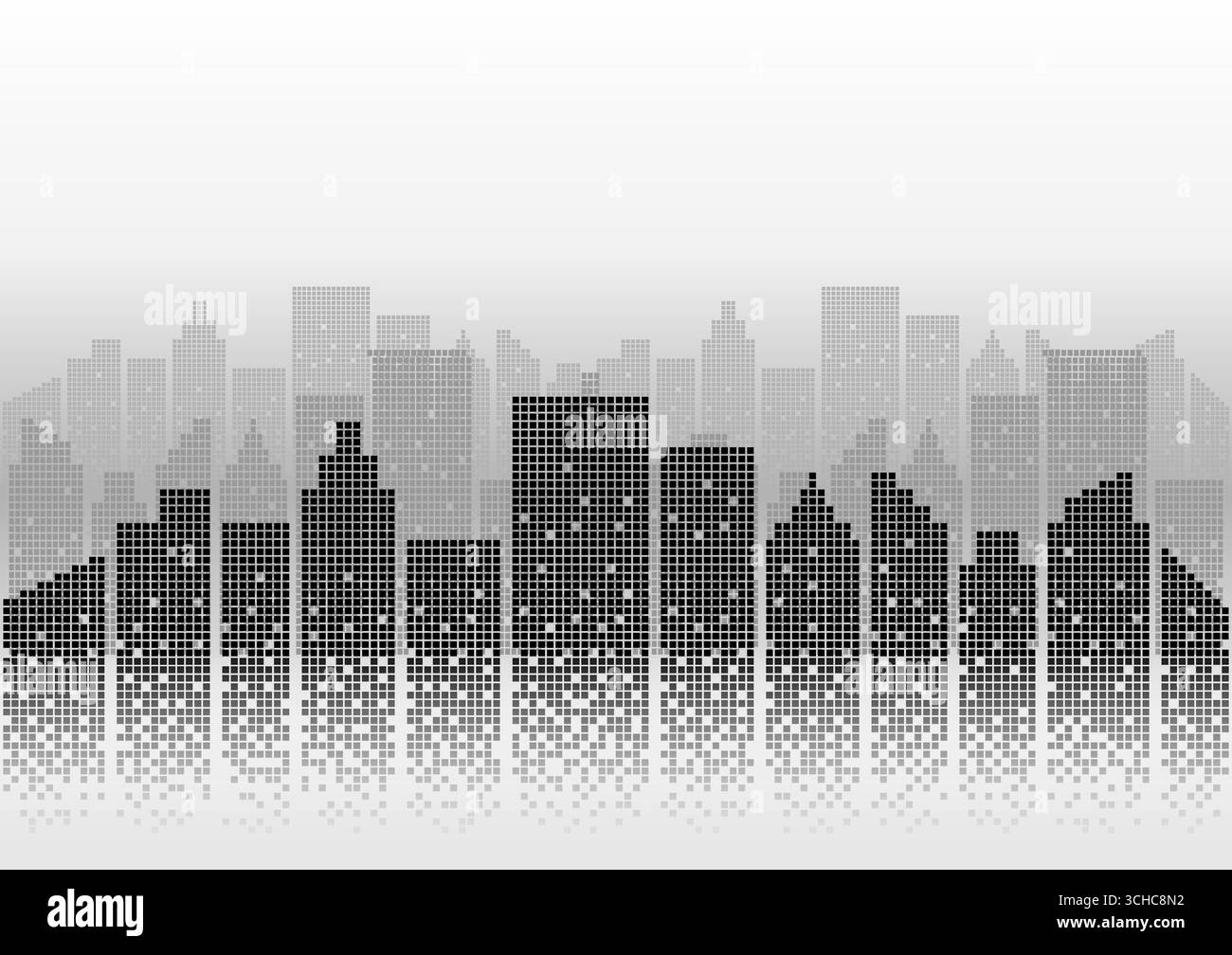 Perspective construction vector vectors Black and White Stock Photos ...