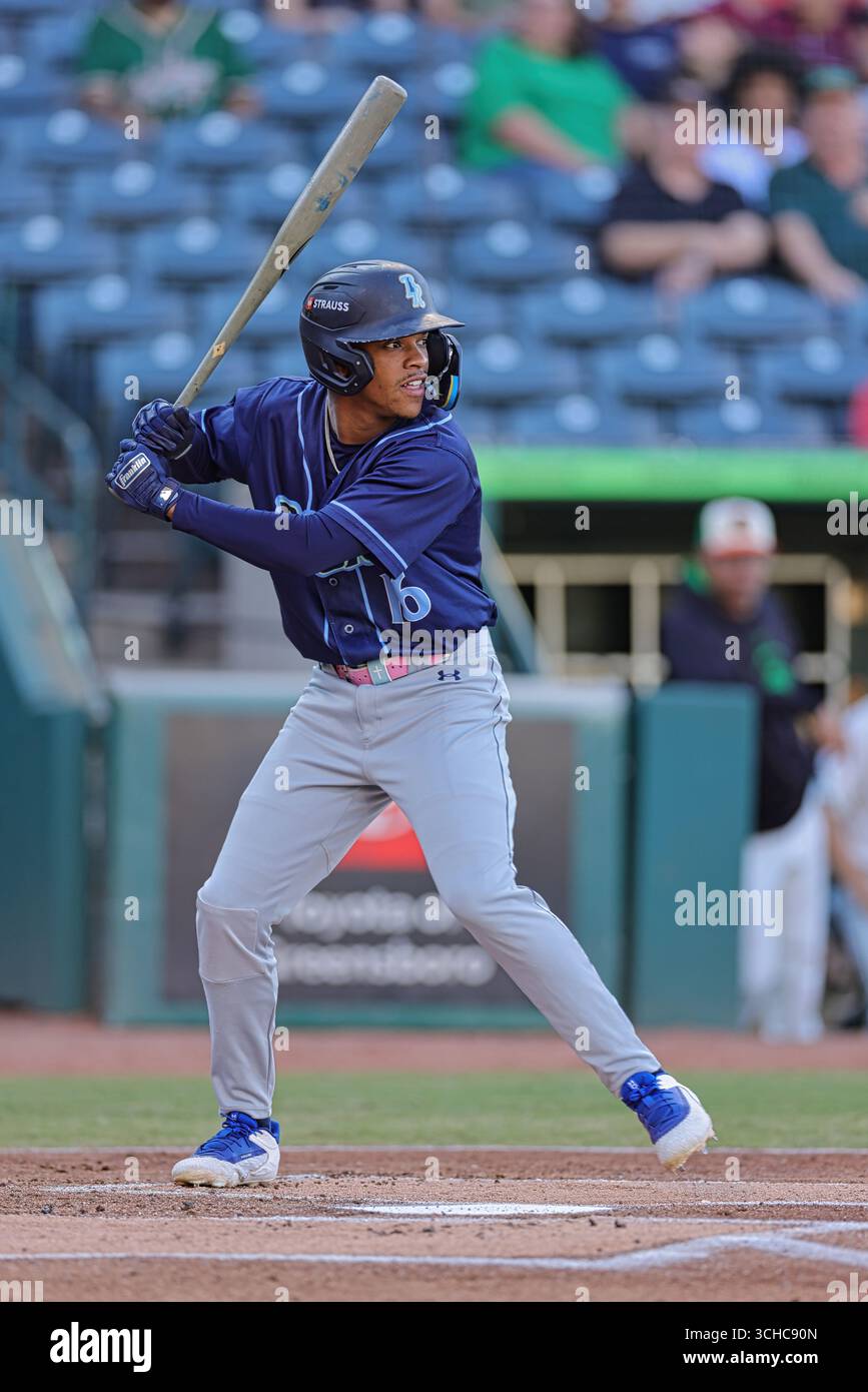 Greensboro, NC: Wilmington Blue Rocks shortstop Armando Cruz (16 ...