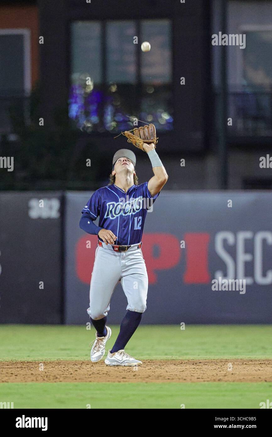 Greensboro, NC: Wilmington Blue Rocks second base Marcus Brown (12 ...