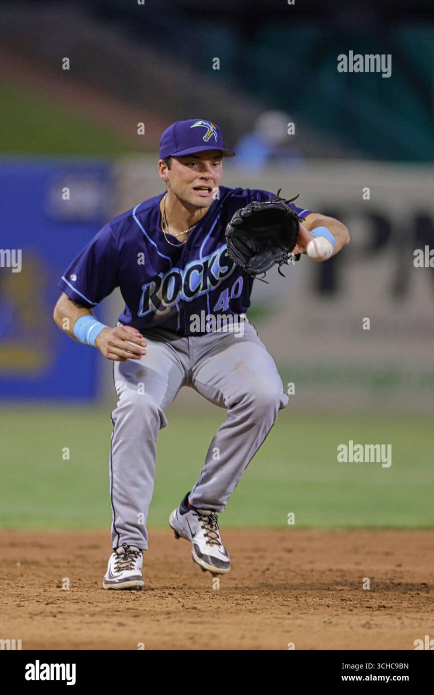 Greensboro, NC: Wilmington Blue Rocks third base Wyatt Henseler (40 ...