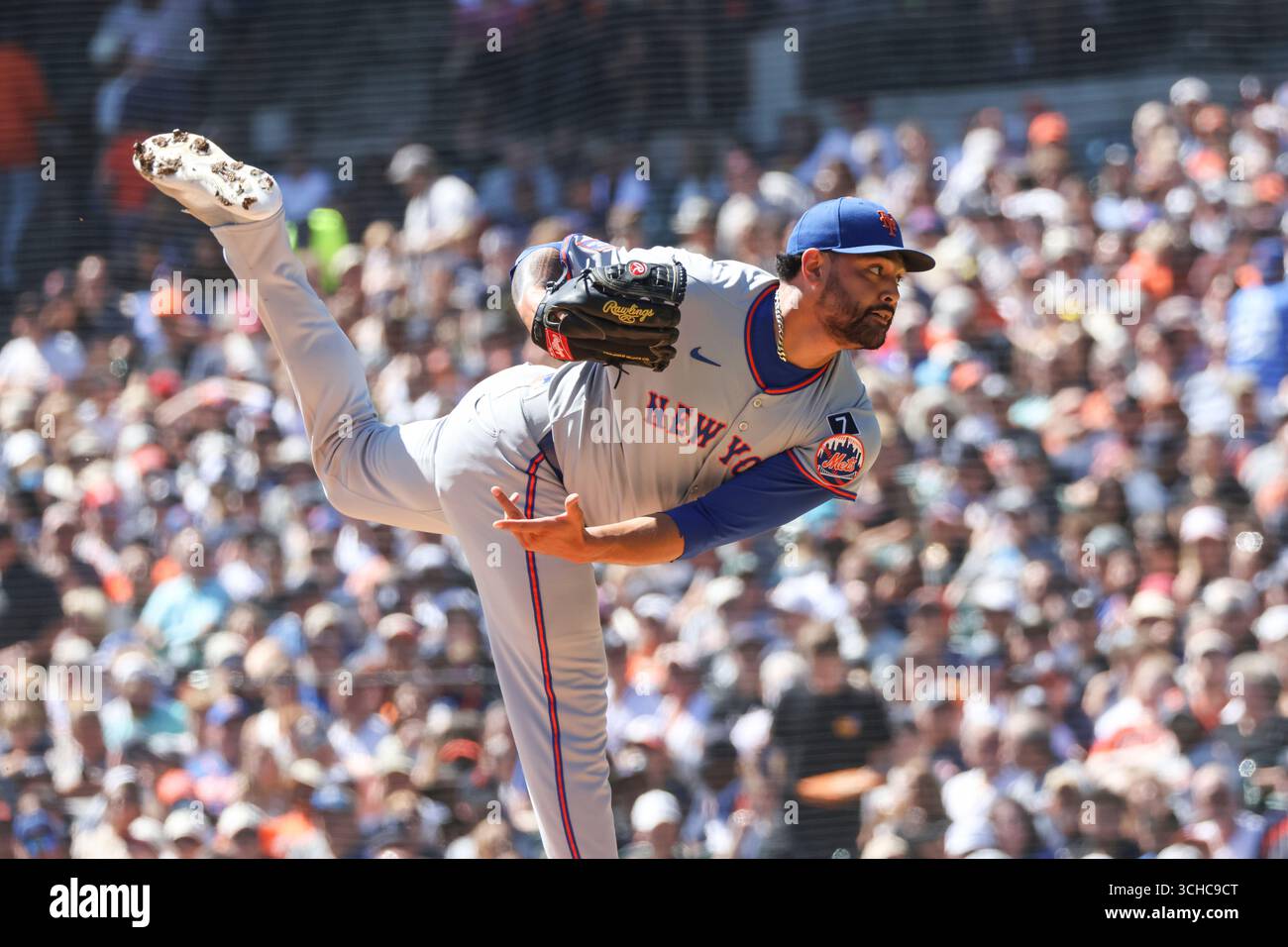 DETROIT, MI - SEPTEMBER 01: New York Mets starting pitcher Sean Manaea ...