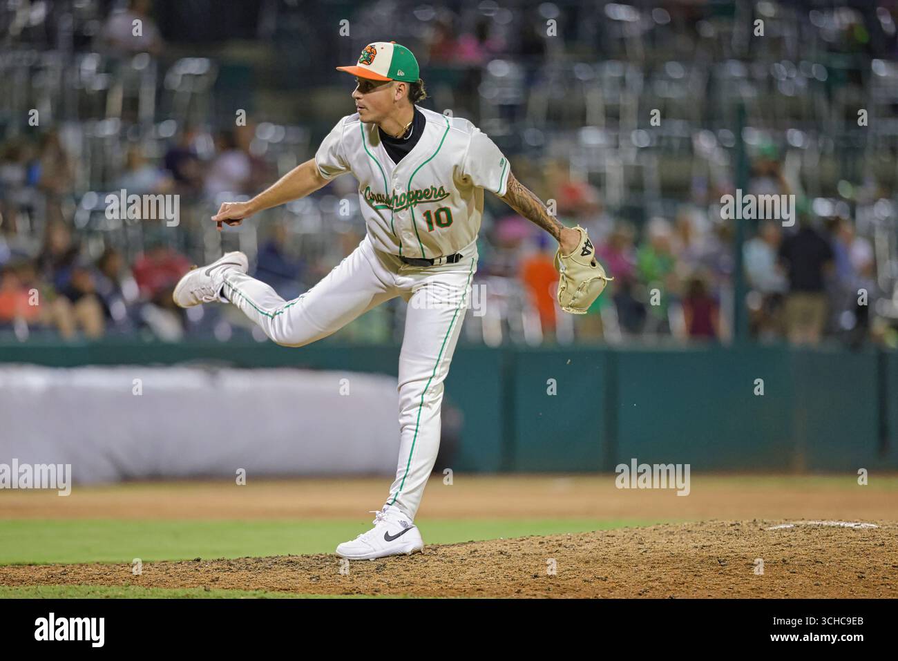 Greensboro, NC: Greensboro Grasshoppers pitcher Jaycob Deese (10 ...