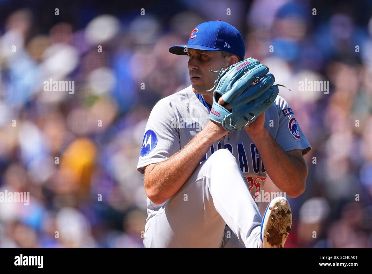 Chicago Cubs pitcher Matthew Boyd (16) in the first inning of a ...