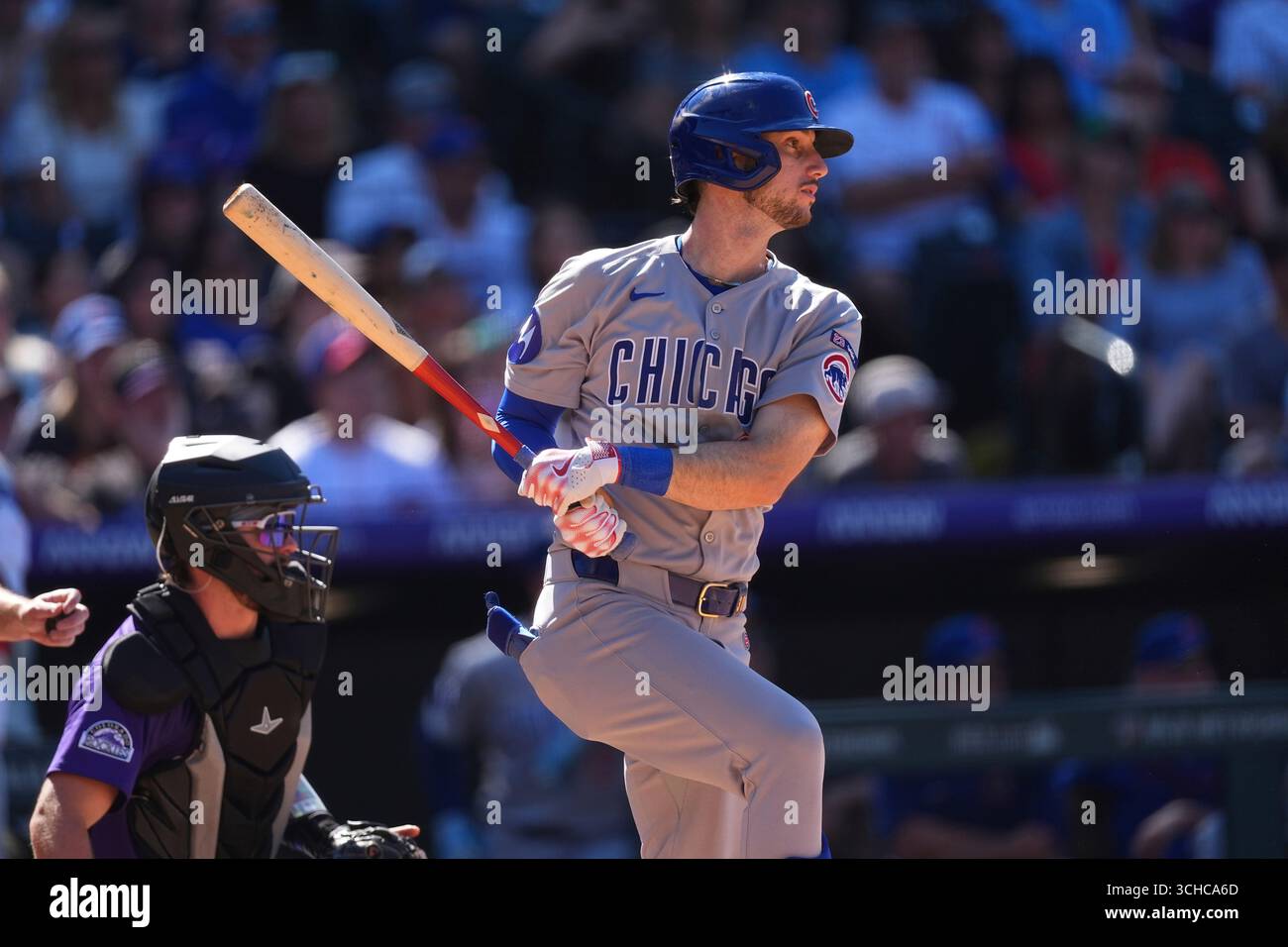 Chicago Cubs right fielder Kyle Tucker (30) in the eighth inning of a ...