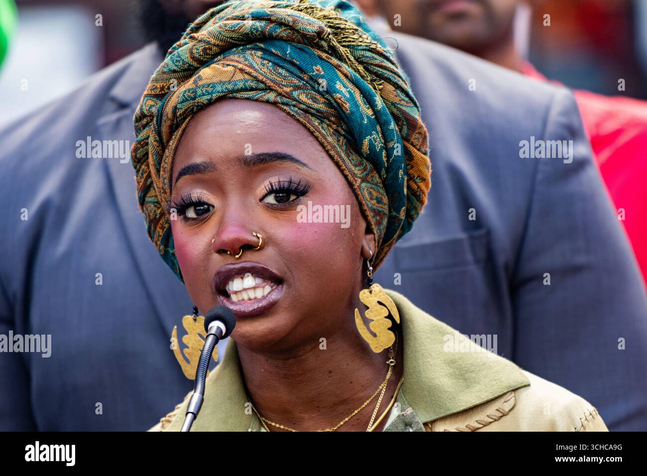Washington, District Of Columbia, USA. 1st Sep, 2025. Local activist ...