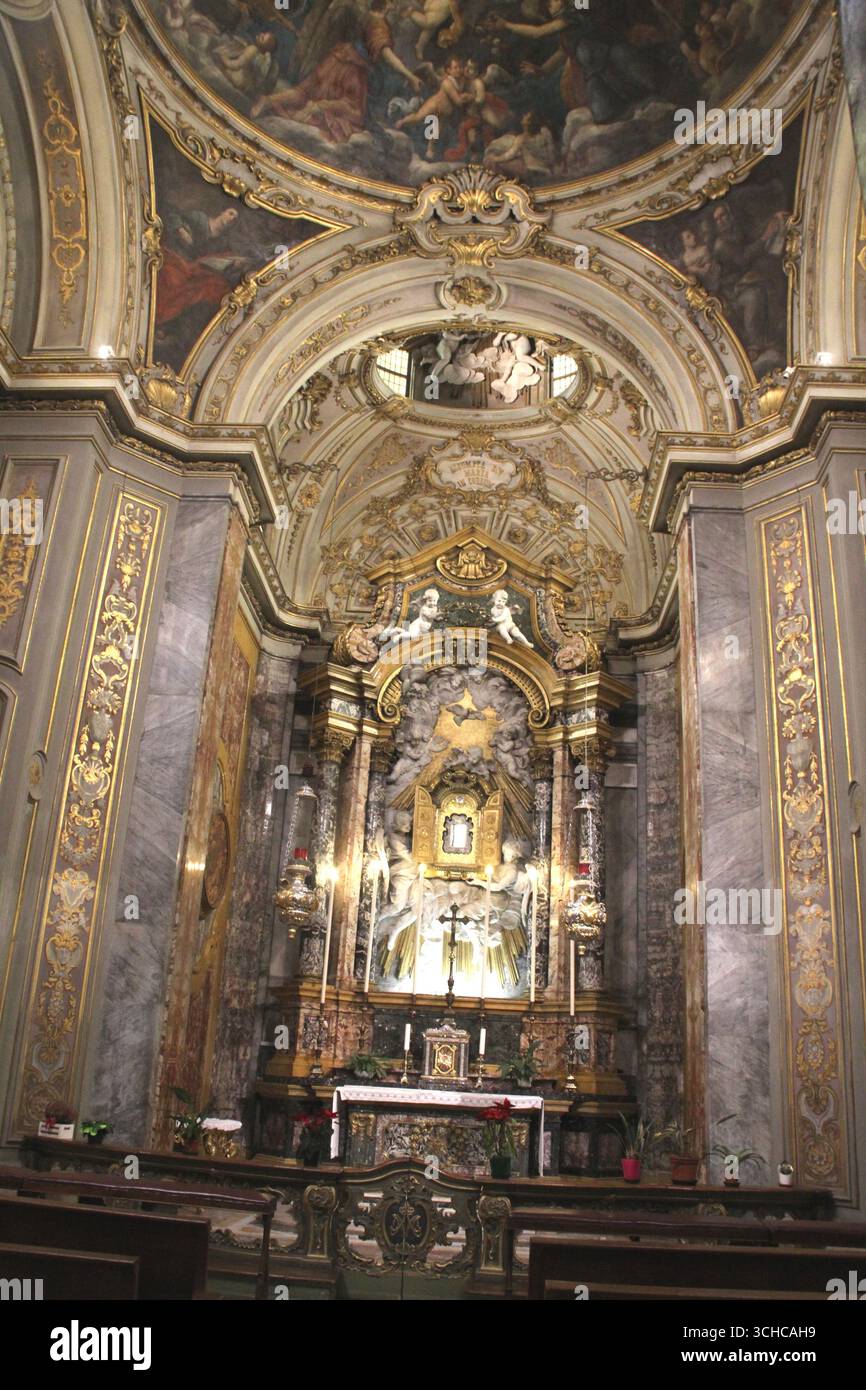 Ravenna, Italy. The Chapel of Madonna del Sudore inside the Cathedral ...