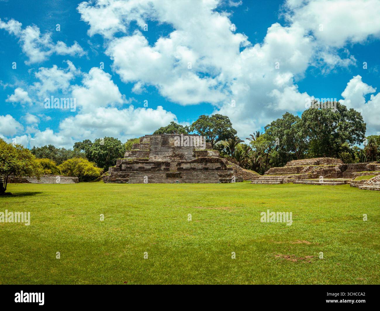 Altun Ha Ruins, Belize District, Belize The ancient Maya ruins of Altun ...