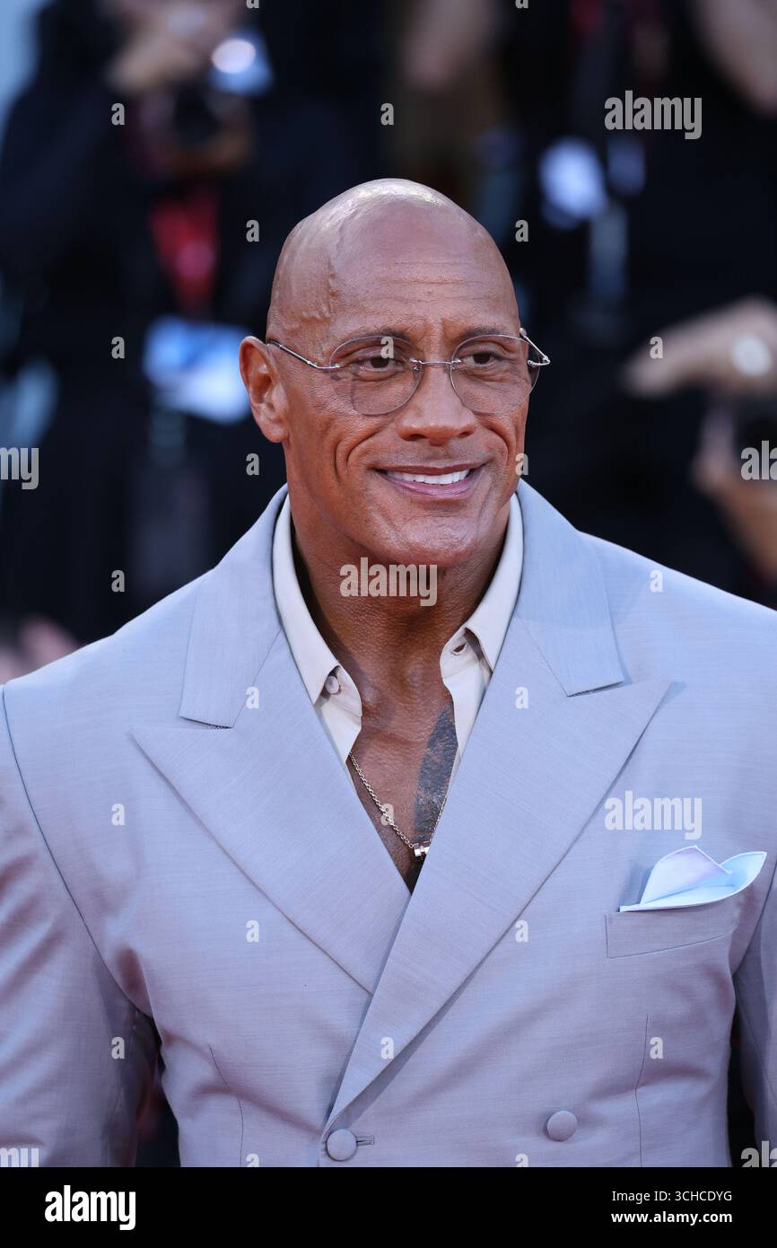 Dwayne Johnson'The Smashing Machine' premiere, 82nd Venice ...