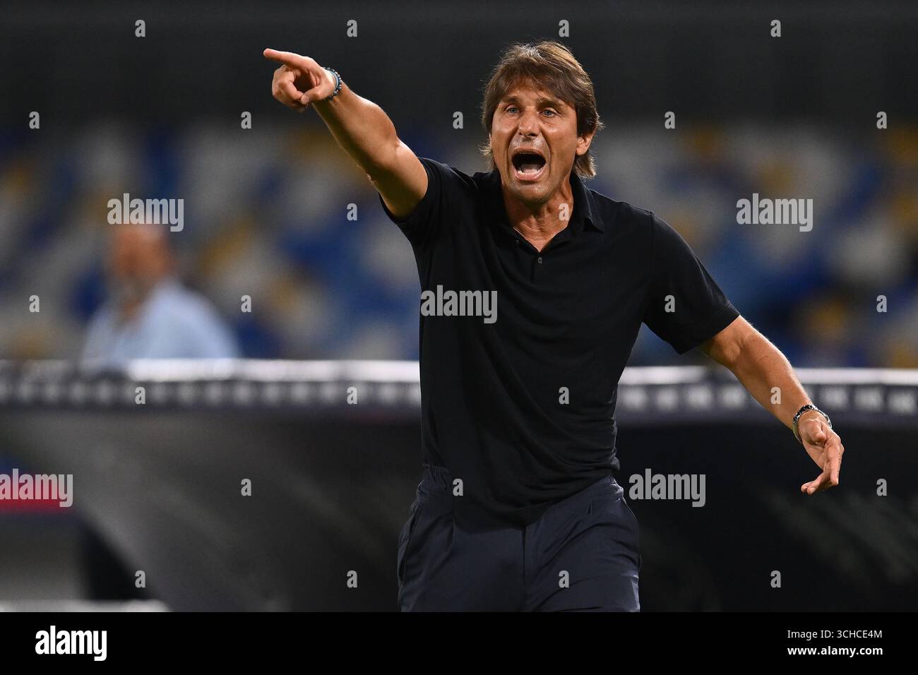 Antonio Conte coach of S.S.C. Napoli participates in the 2nd day of the ...