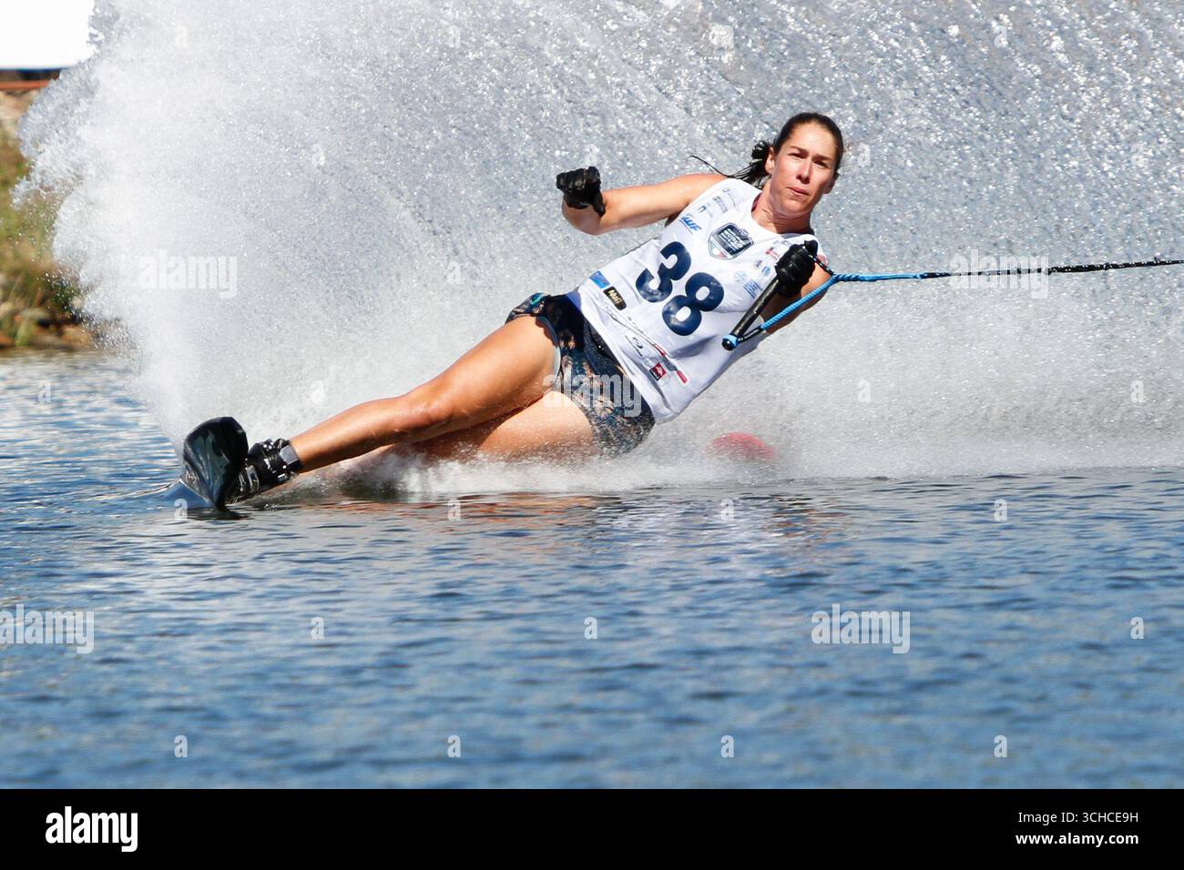 Recetto, Italy. 31st August 2025. Jaimee Bull (1st place) of Canada ...