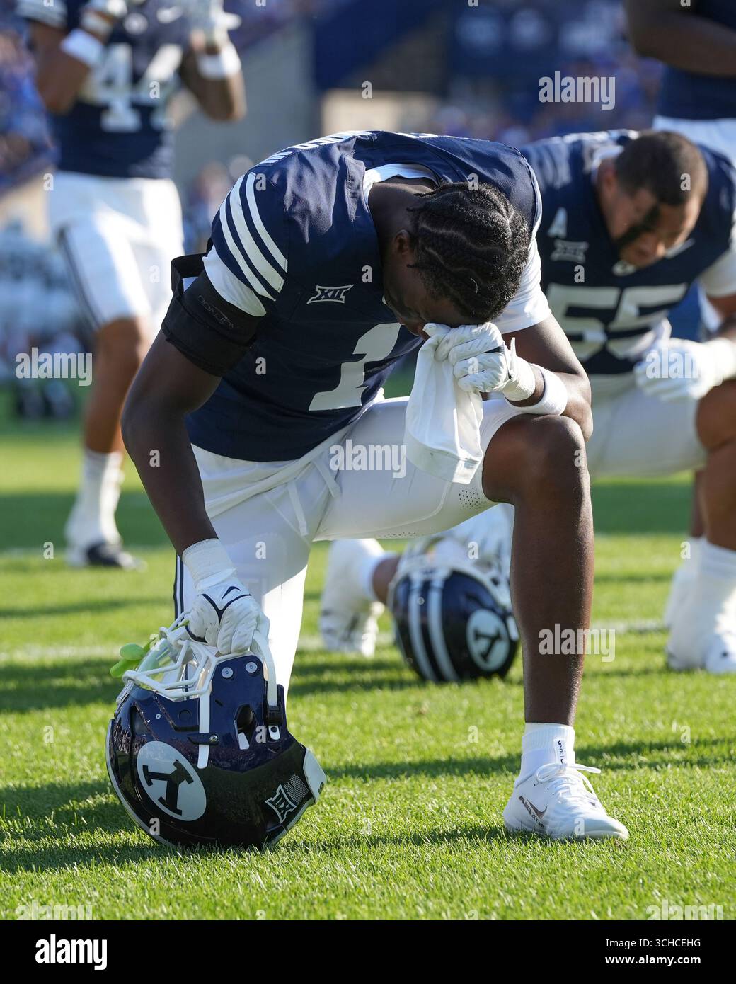 PROVO, UT - AUGUST 30: Cornerback Therrian Alexander III #1 of the BYU ...