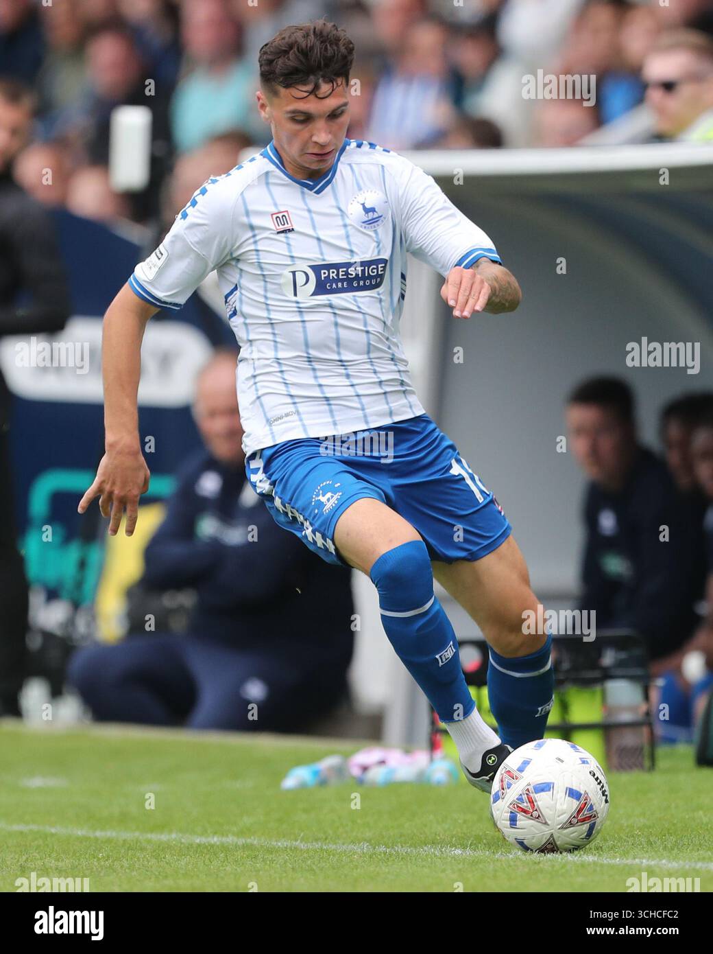Hartlepool United's Jamie Miley in action during the Enterprise ...