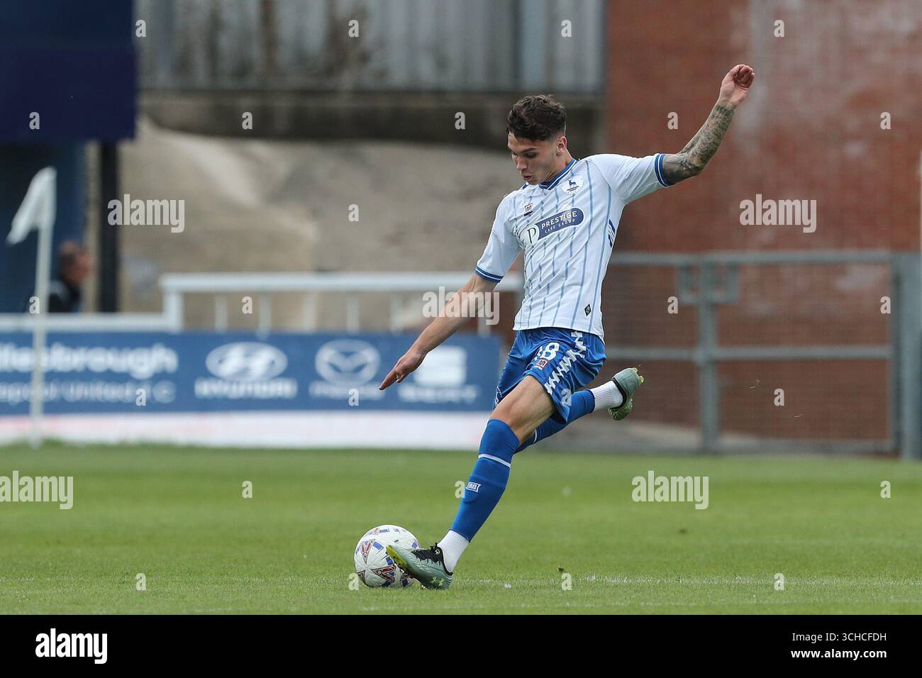 Hartlepool United's Jamie Miley in action during the Enterprise ...