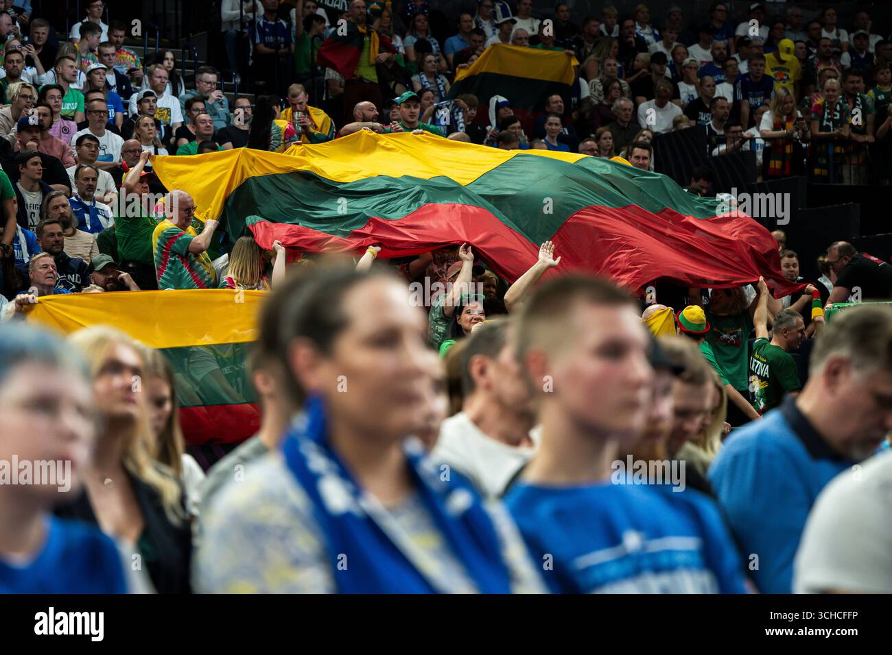 250901 Supporters of Lithuania during the FIBA Eurobasket 2025 ...