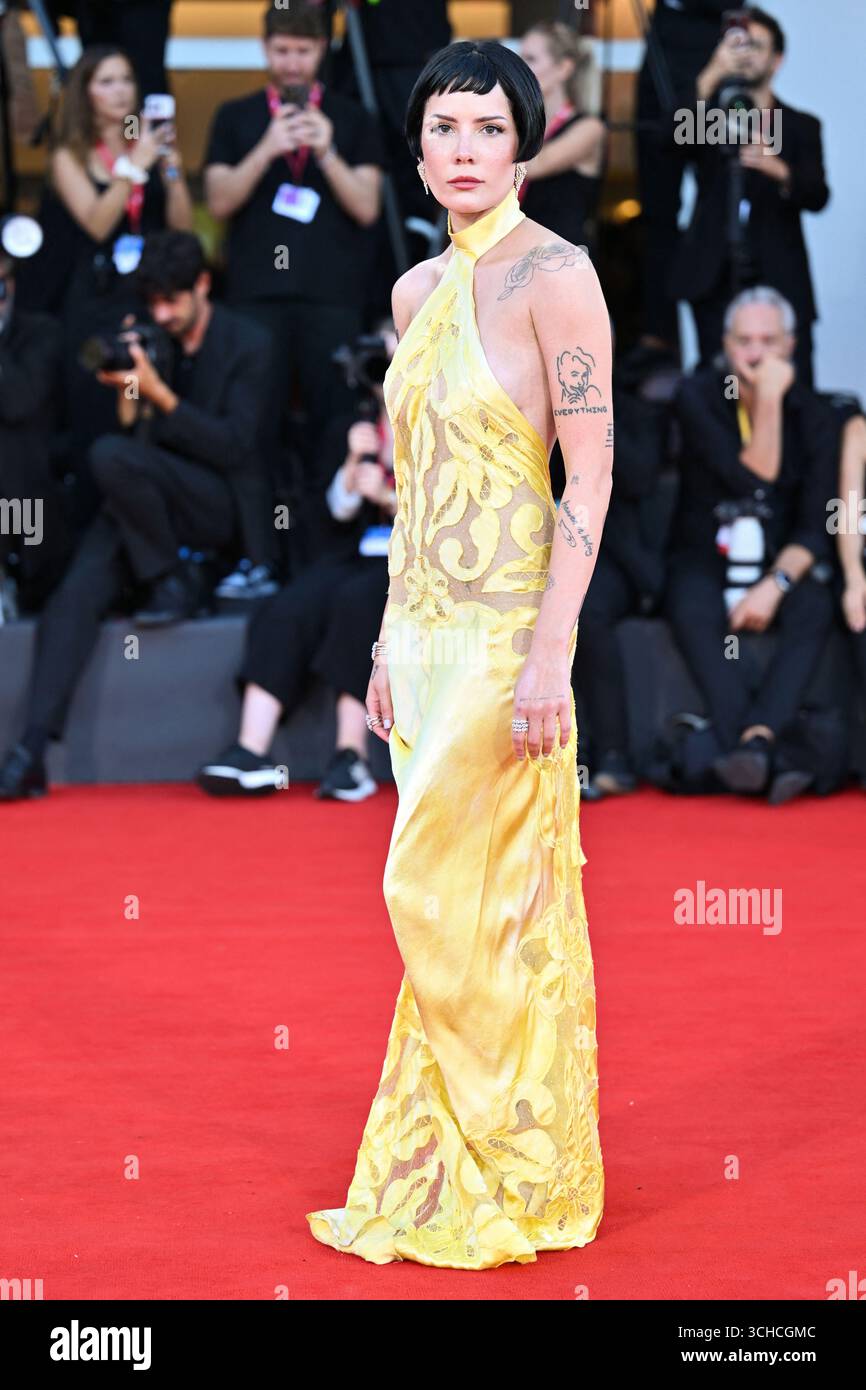 Halsey attending The Smashing Machine Premiere as part of the 82nd ...