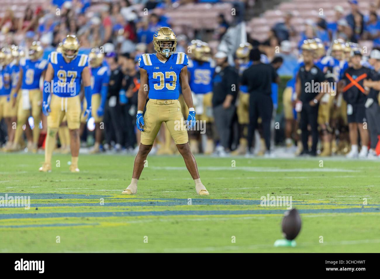 PASADENA, CA - AUGUST 30: UCLA Bruins running back Karson Cox (33 ...