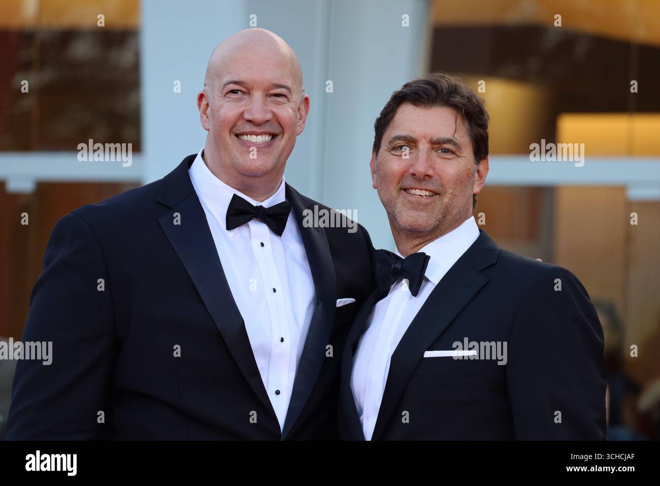 Venice, Italy, 1st September, 2025. Hiram Garcia and David Koplan ...