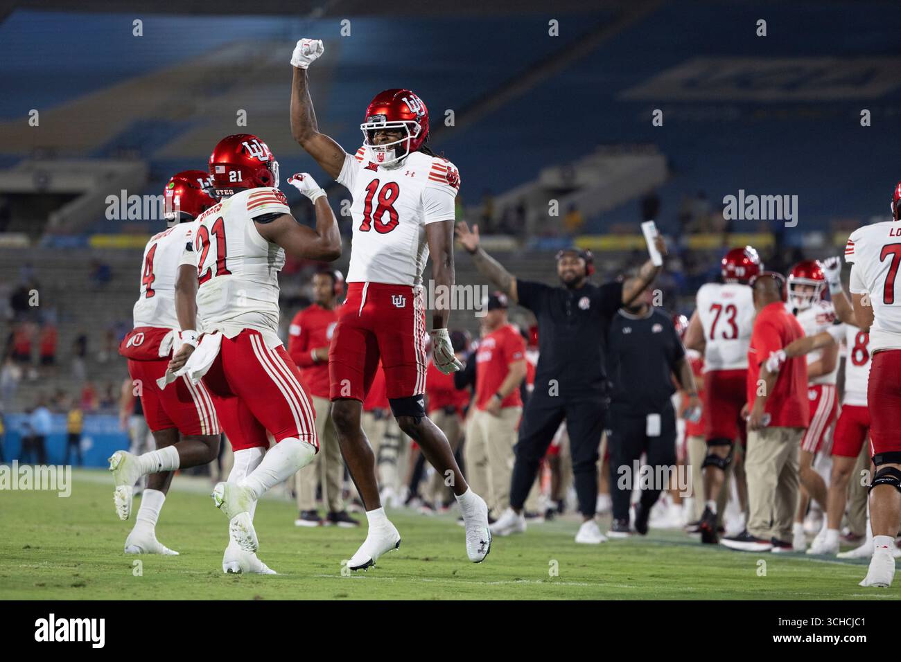 PASADENA, CA - AUGUST 30: Utah Utes wide receiver Tobias Merriweather ...