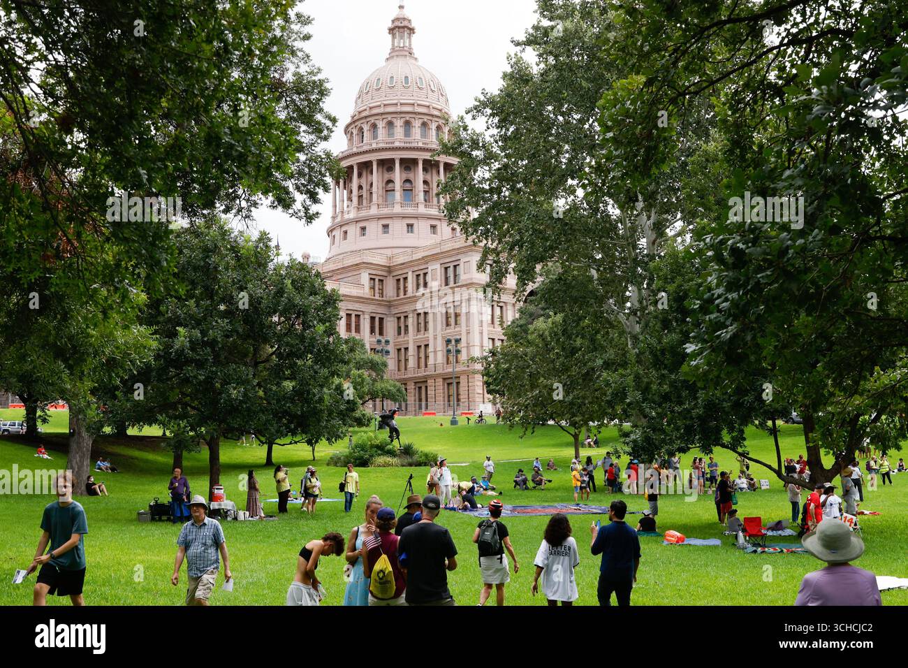 Hundreds gathered to protest President Donald Trump during the Memorial ...