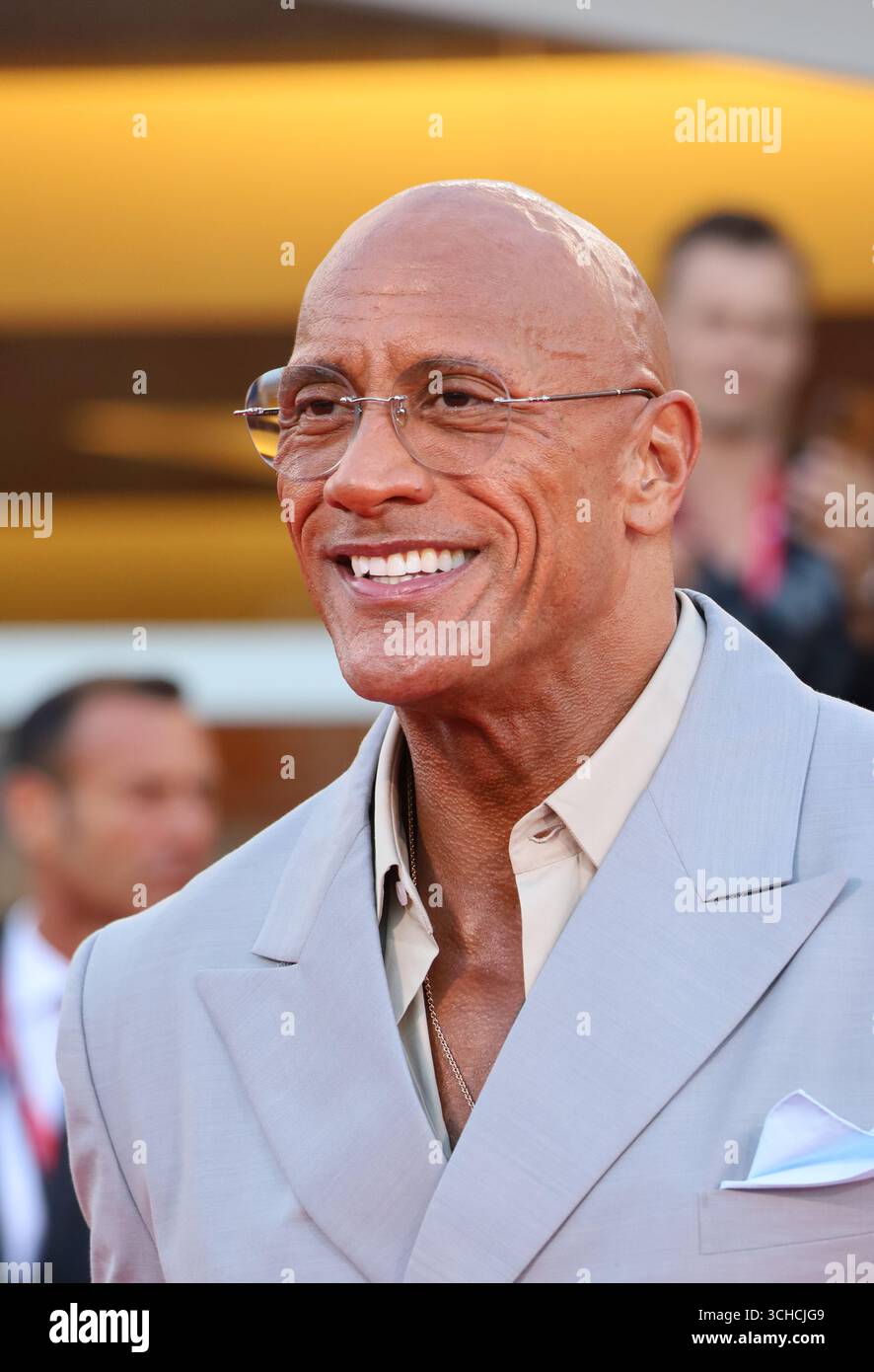 Venice, Italy, 1st September, 2025. Dwayne Johnson arriving on the red ...