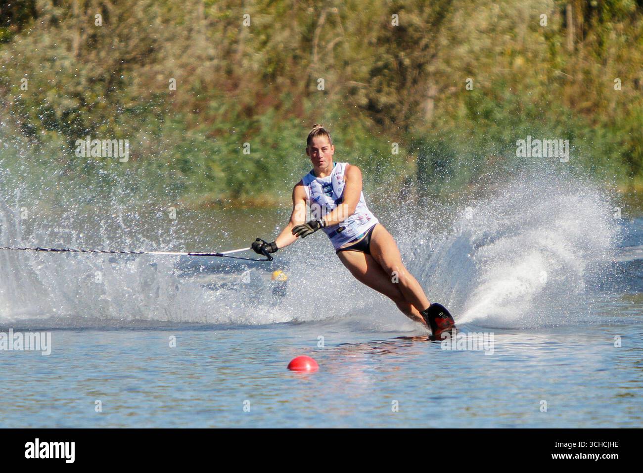 Recetto, Italy. 31st August 2025. Sade Ferguson of Australia competing ...