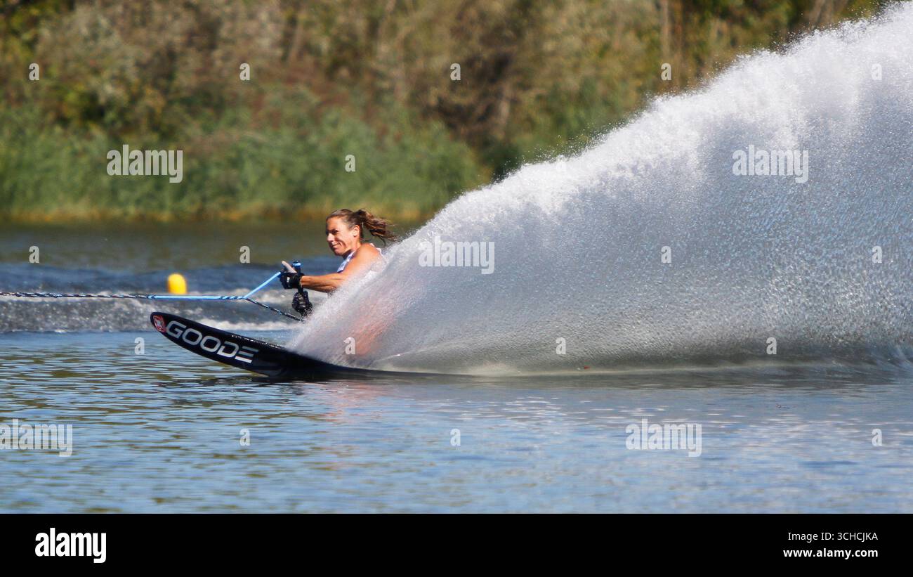 Recetto, Italy. 31st August 2025. Regina Jaquess (2nd place) of United ...