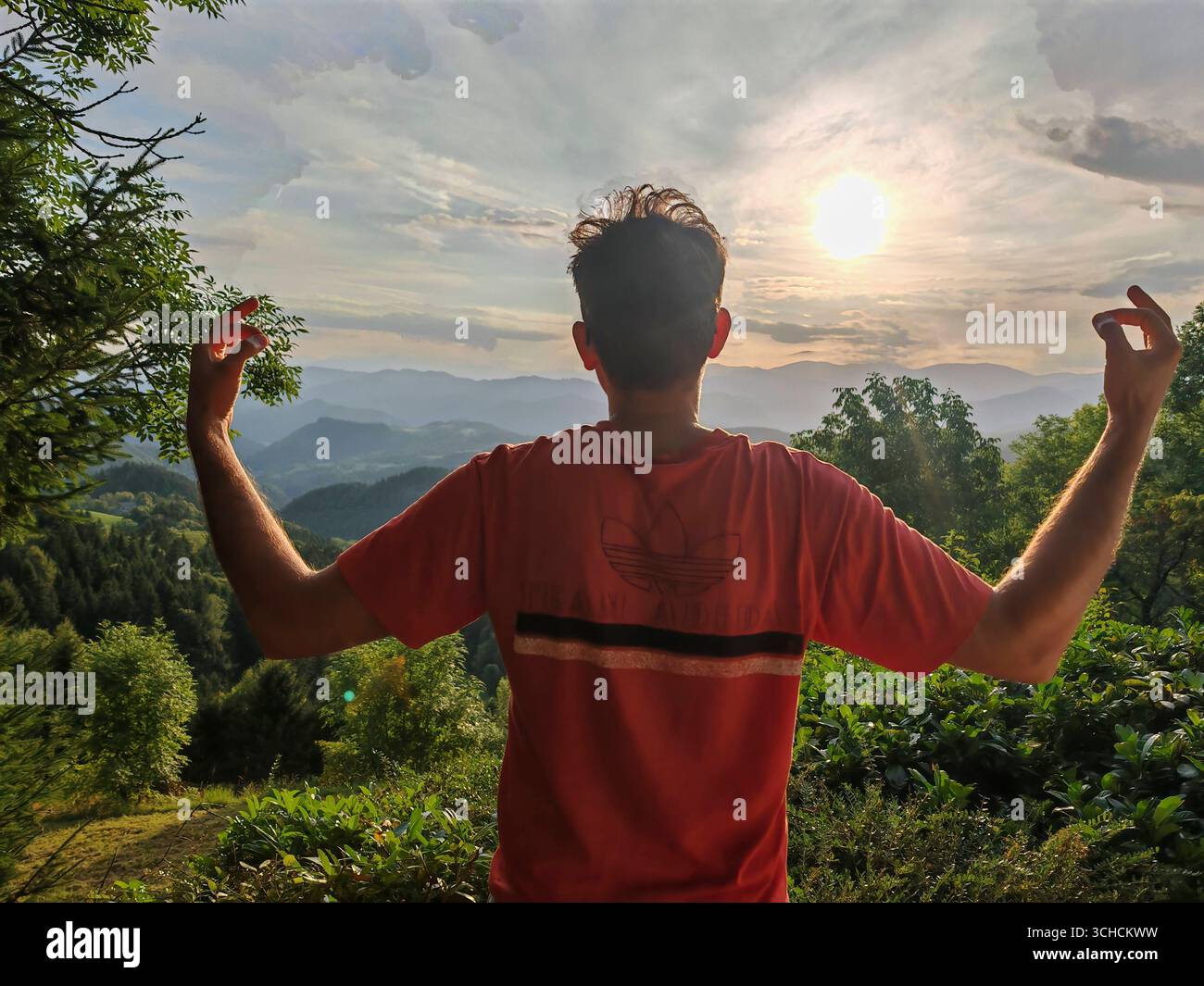 the summer sun as a symbol for hot weather and bright day summer sun as ...