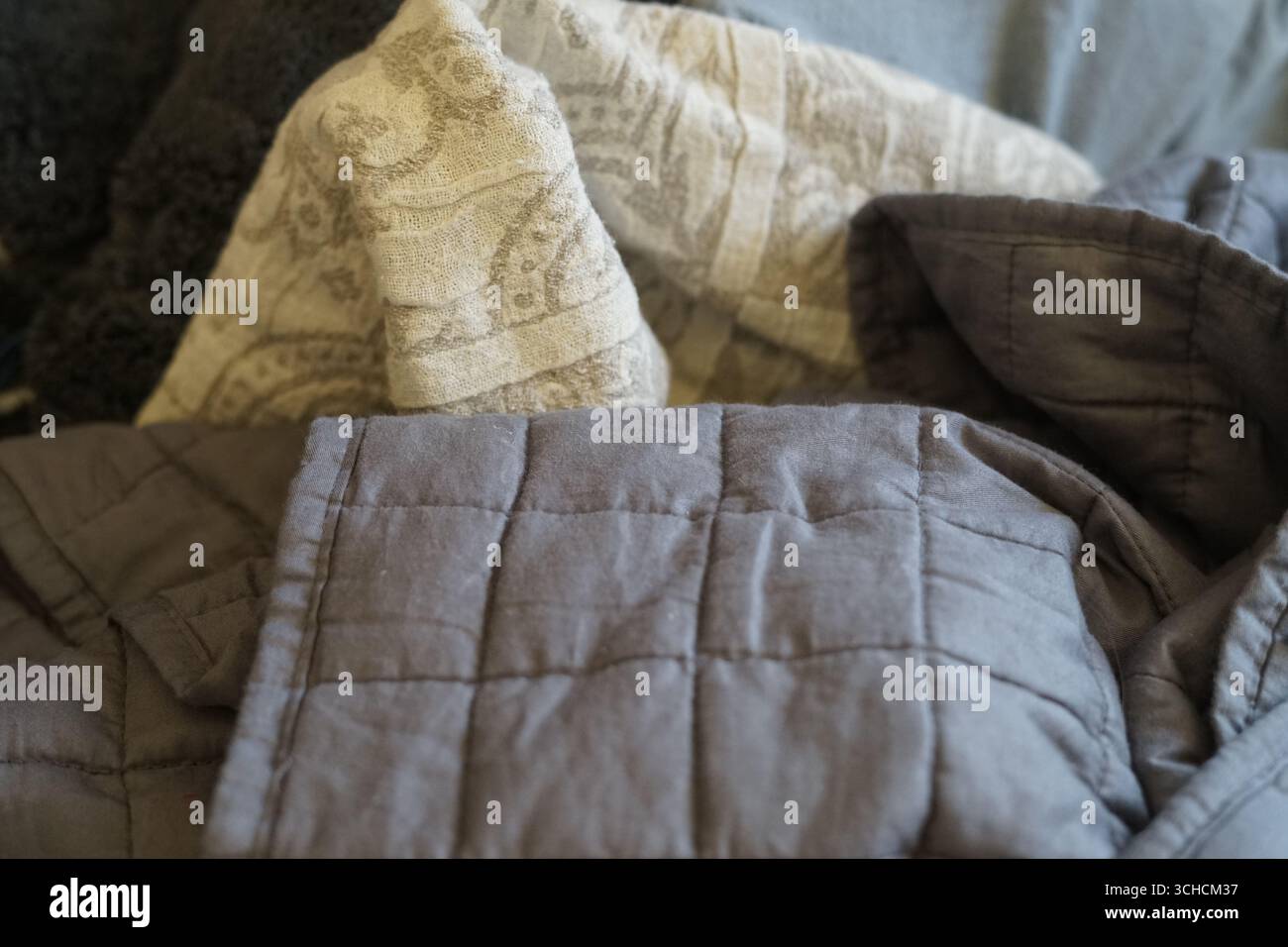 Cozy neutral plaid pattern hi-res stock photography and images - Alamy