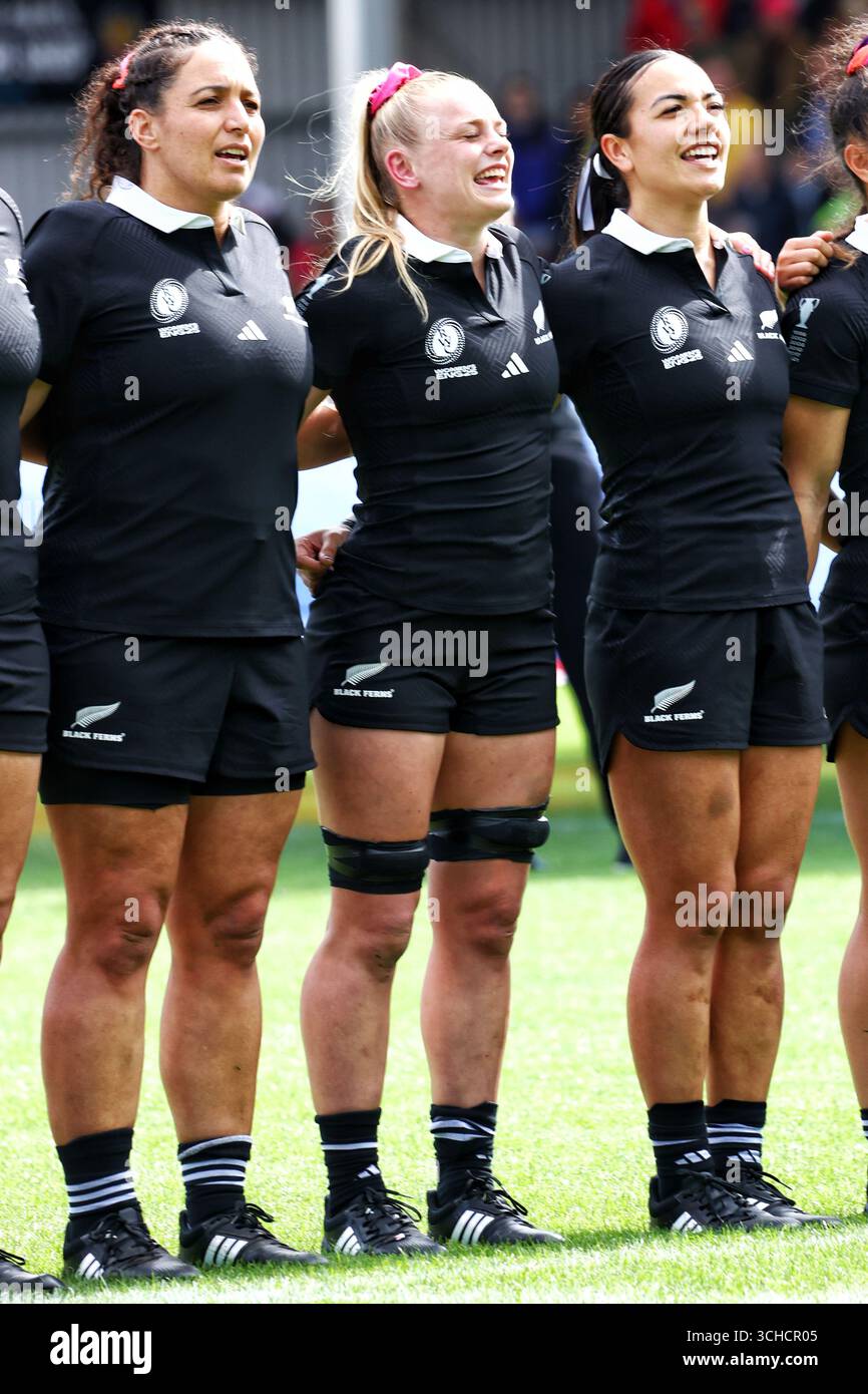 Exeter, Devon, UK. 31st Aug, 2025. Womens Rugby World Cup Pool C: New ...