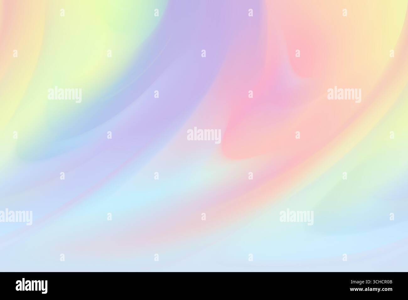 Abstract pastel swirl background with smooth gradients in soft rainbow ...
