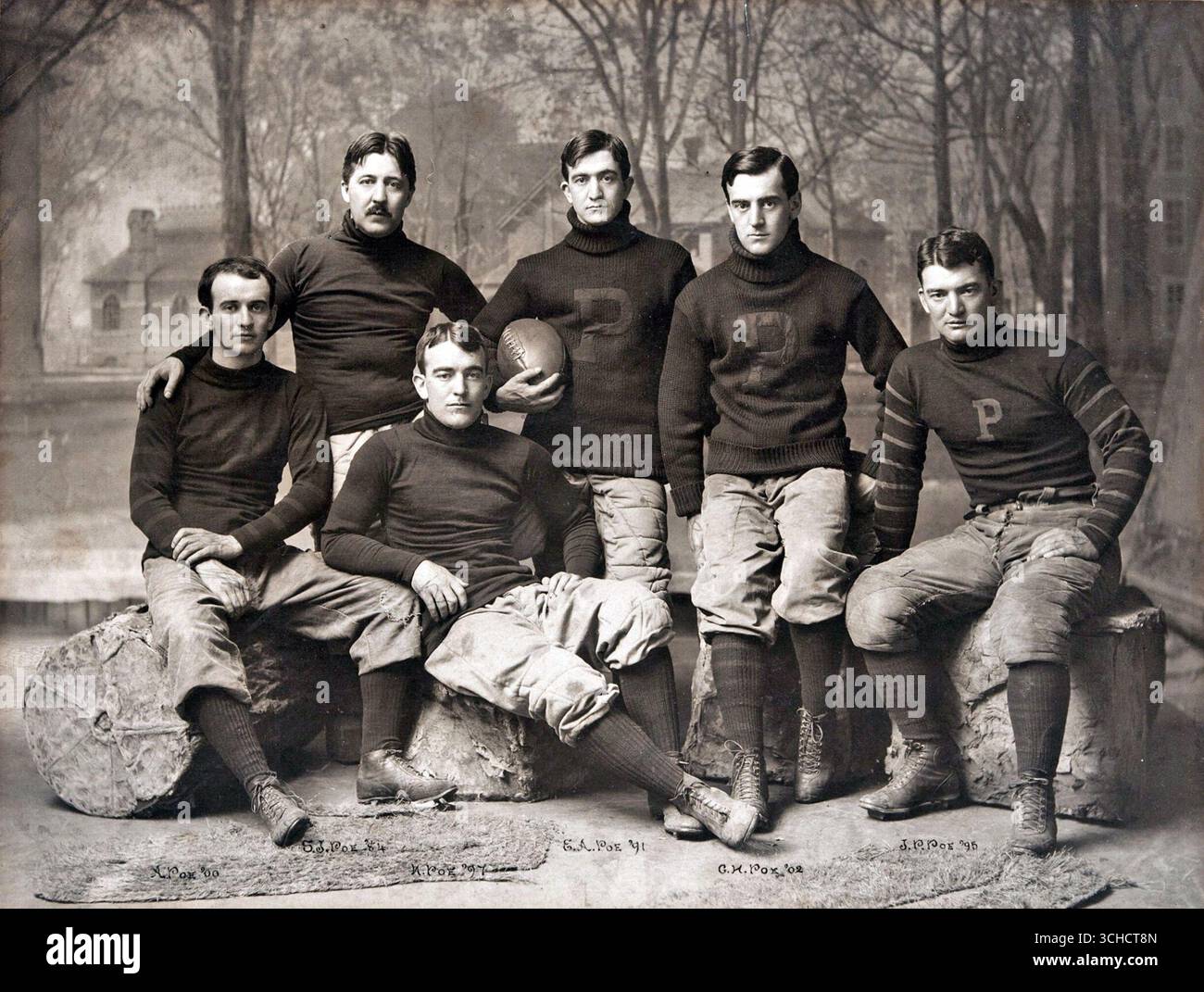 The Poe brothers, six American football players who played football at ...