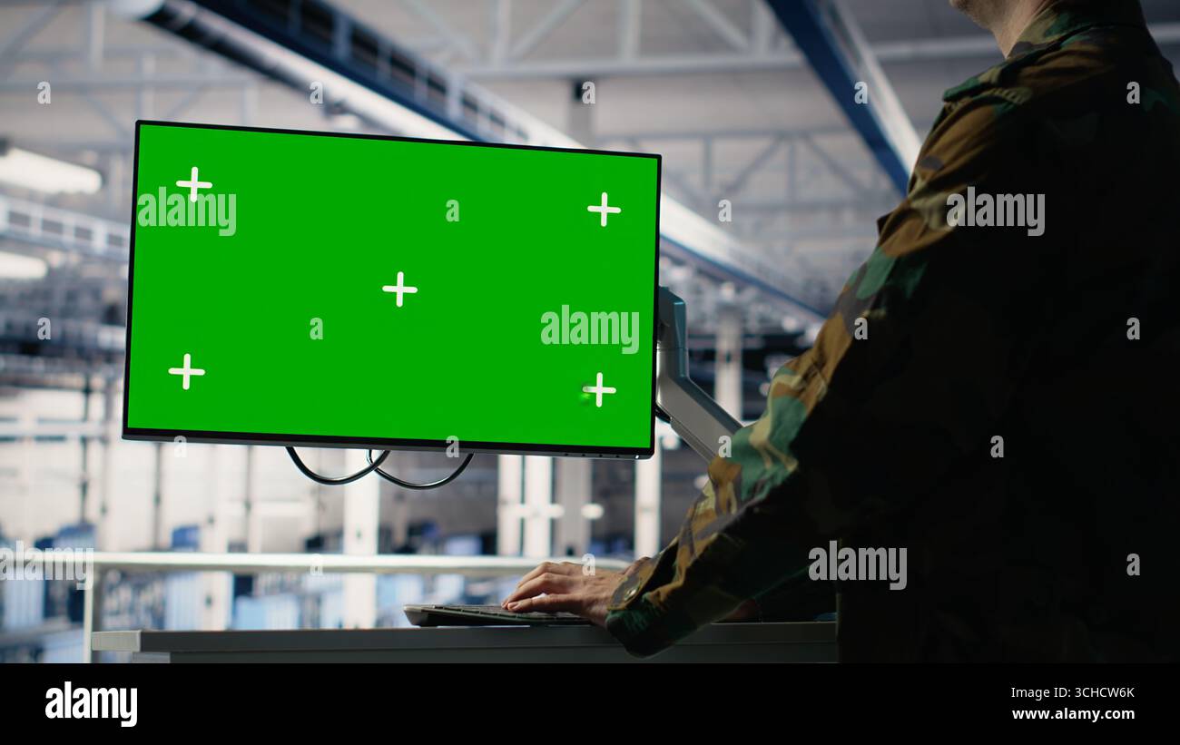 Programmer uses green screen hi-res stock photography and images - Alamy