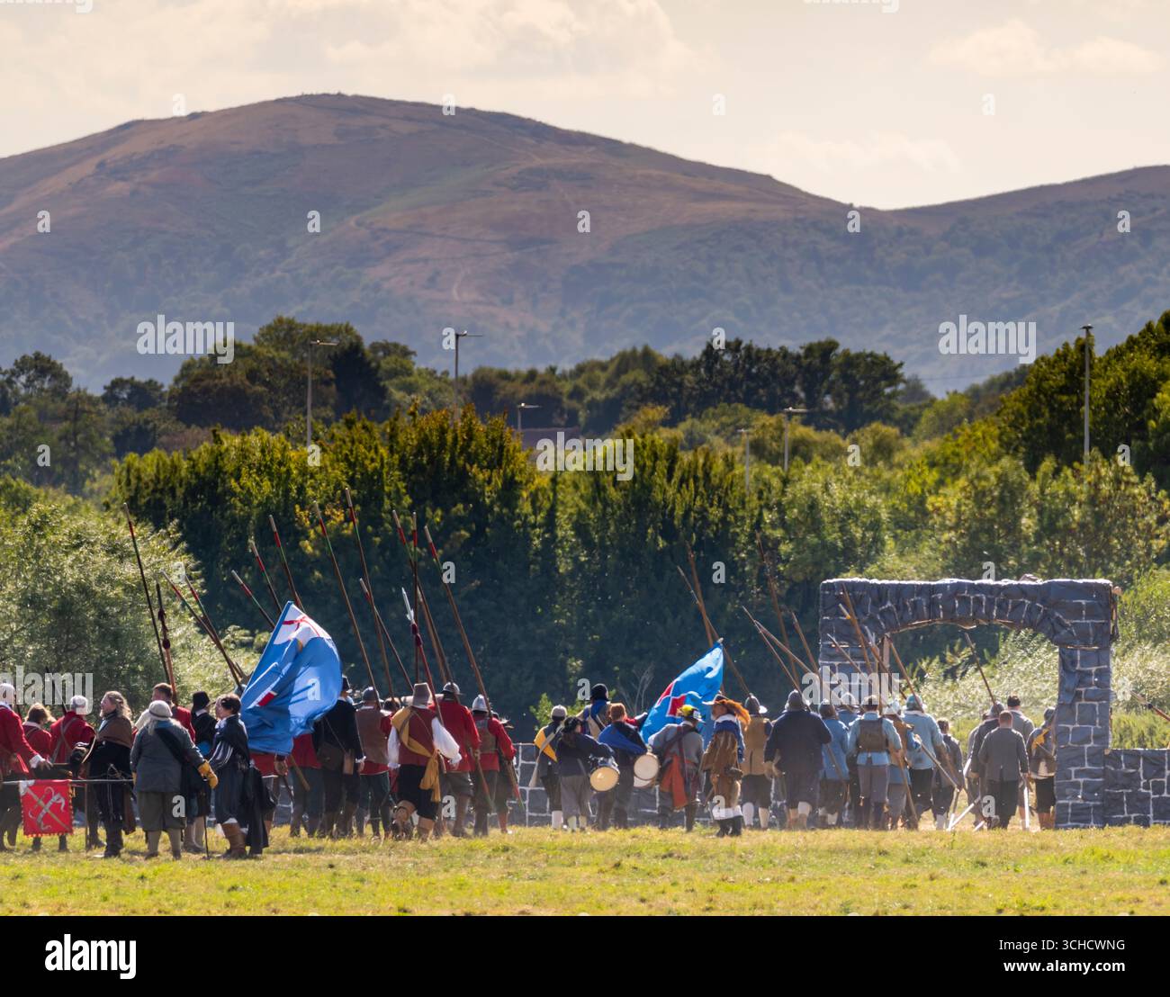 Worcestershire,England-August 25 2025: On a summer afternoon,many ...