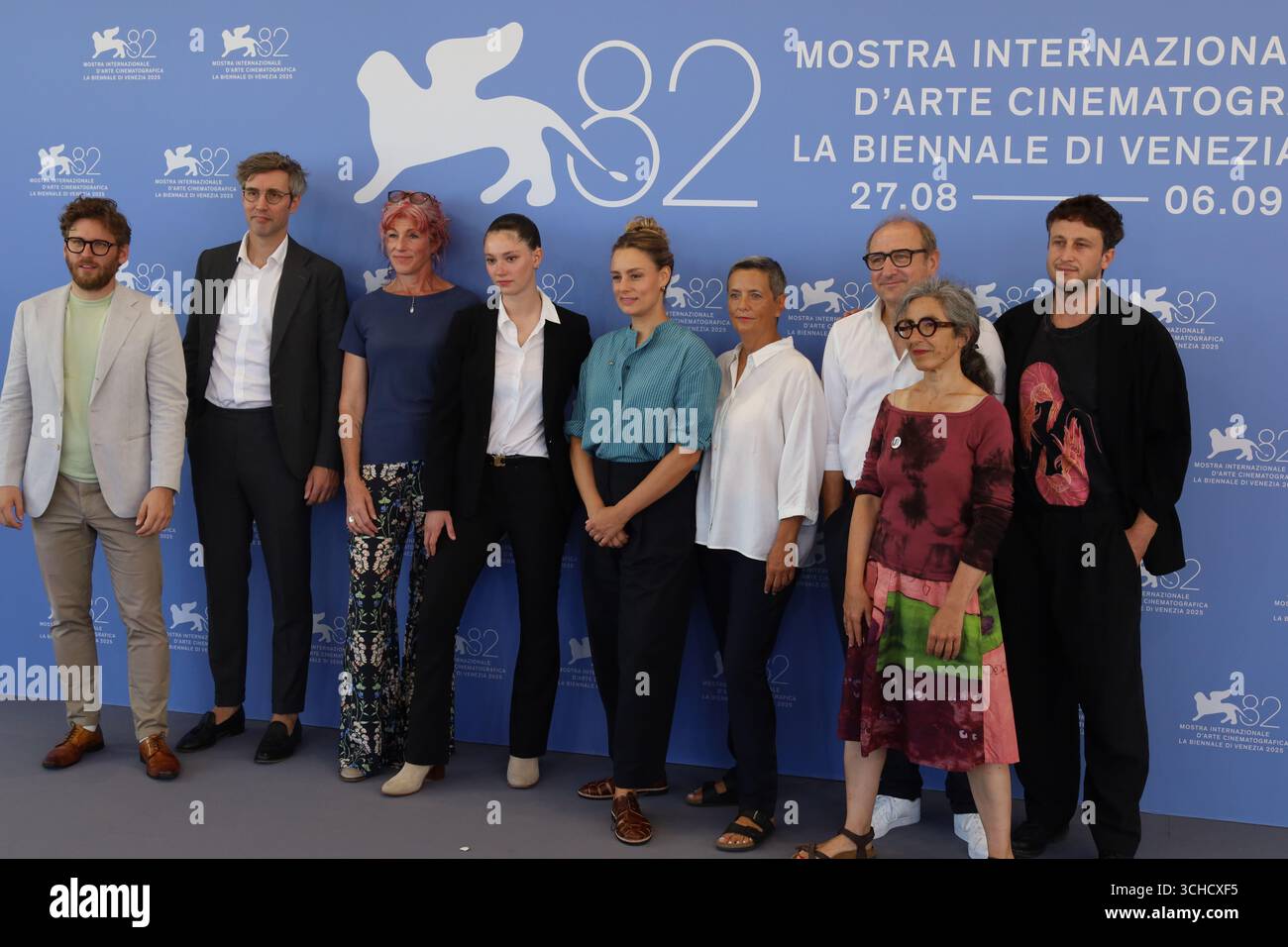 Venice, Italy, 1st September, 2025. Nicolas Rabaeus, Sara B. Weingart ...