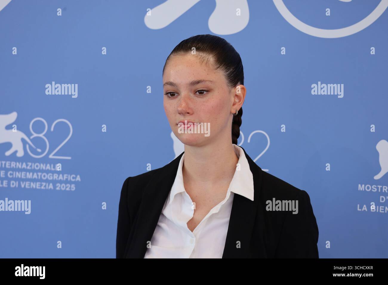 Venice, Italy, 1st September, 2025. Lila Gueneau at the photo call for ...