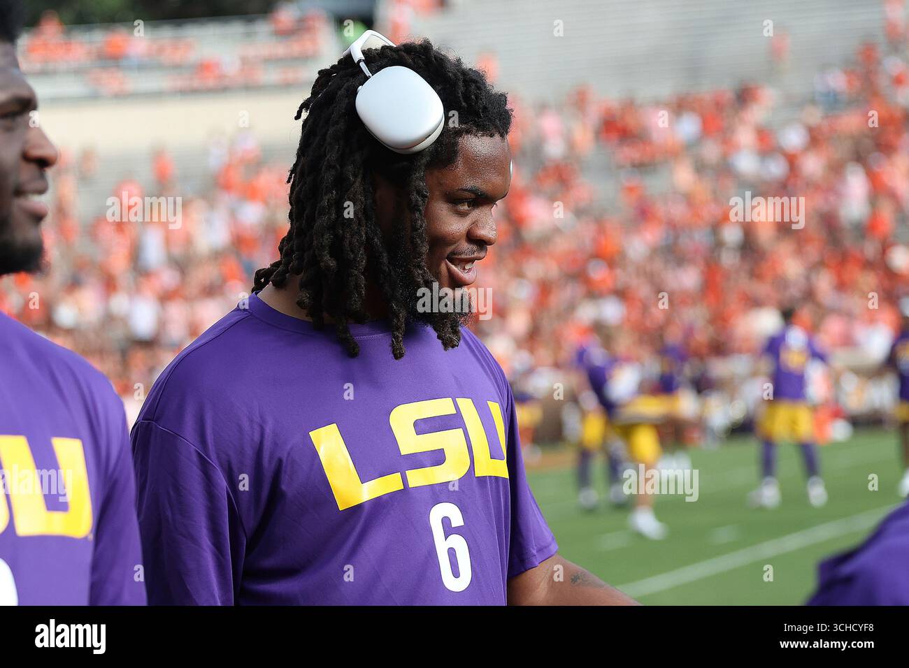 CLEMSON, SC - AUGUST 30: LSU Tigers defensive end Patrick Payton (6 ...