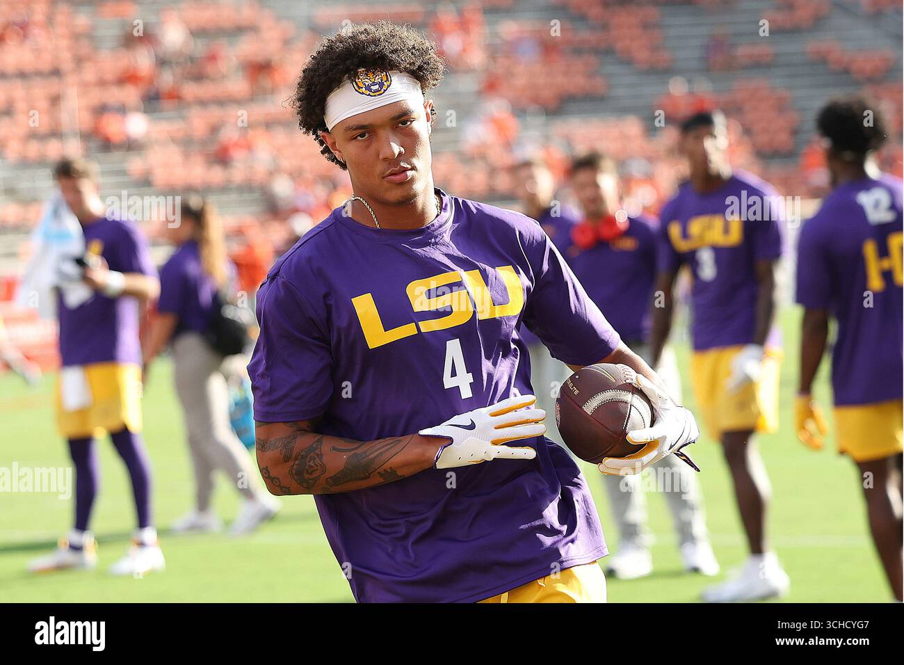 CLEMSON, SC - AUGUST 30: LSU Tigers wide receiver Nic Anderson (4 ...