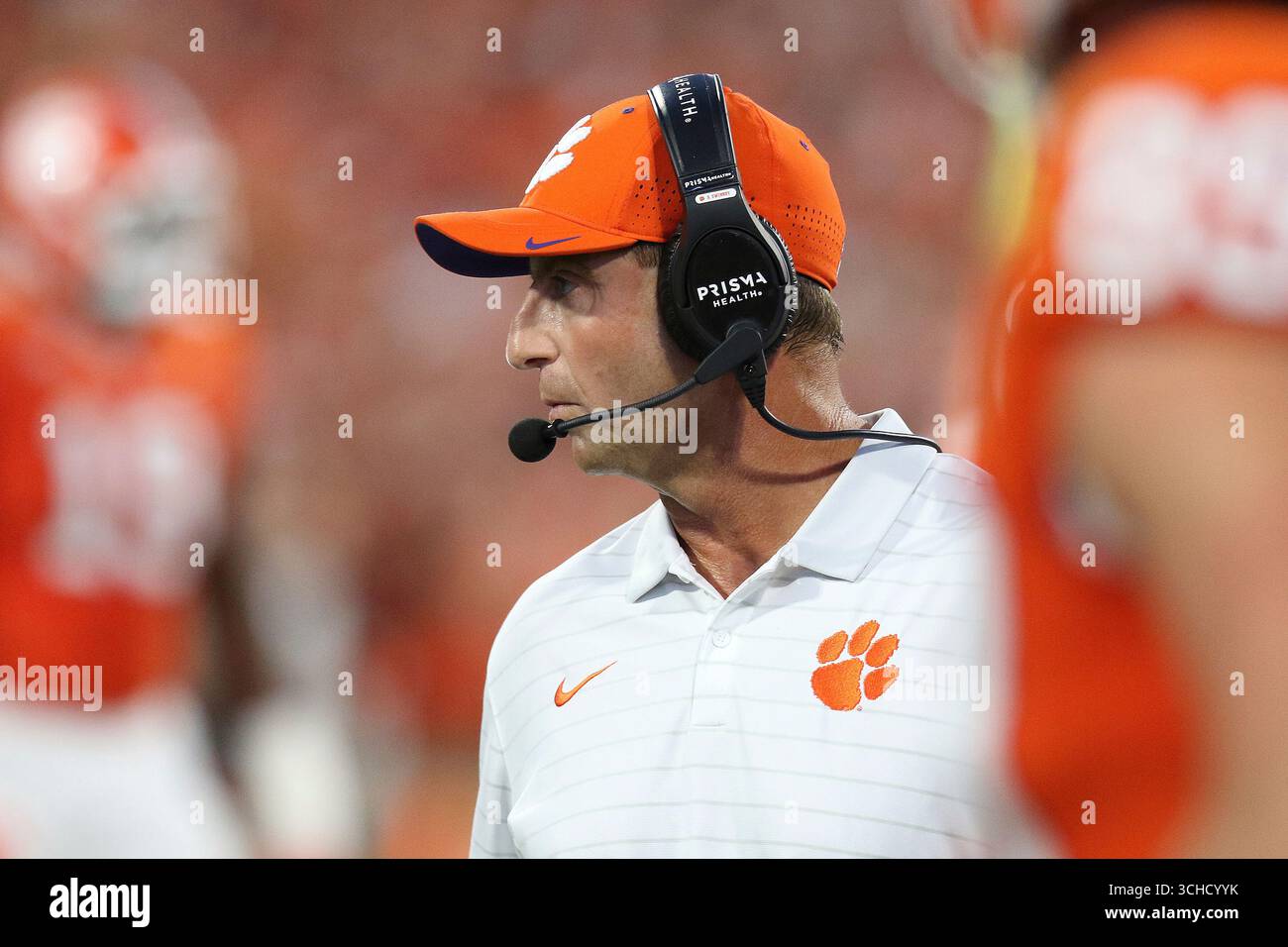 CLEMSON, SC - AUGUST 30: Clemson Tigers head coach Dabo Swinney during ...