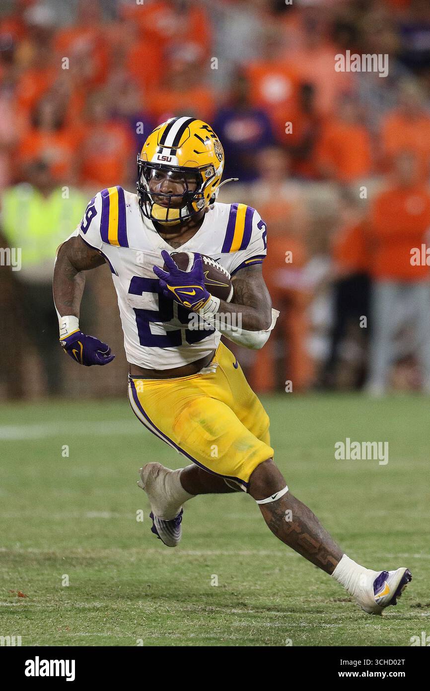 CLEMSON, SC - AUGUST 30: LSU Tigers running back Caden Durham (29 ...