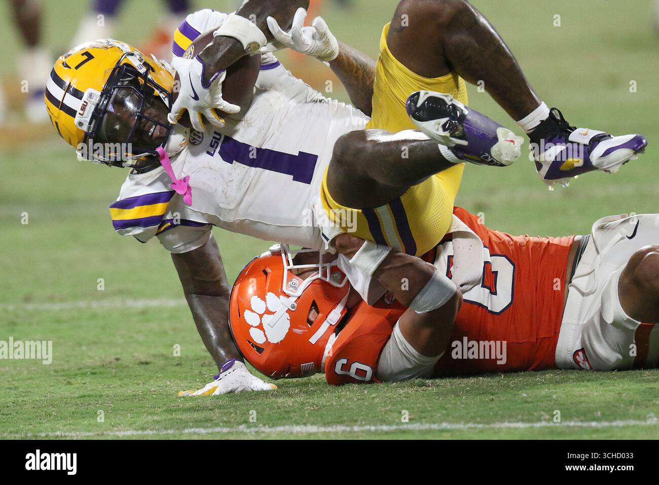 CLEMSON, SC - AUGUST 30: LSU Tigers wide receiver Aaron Anderson (1 ...