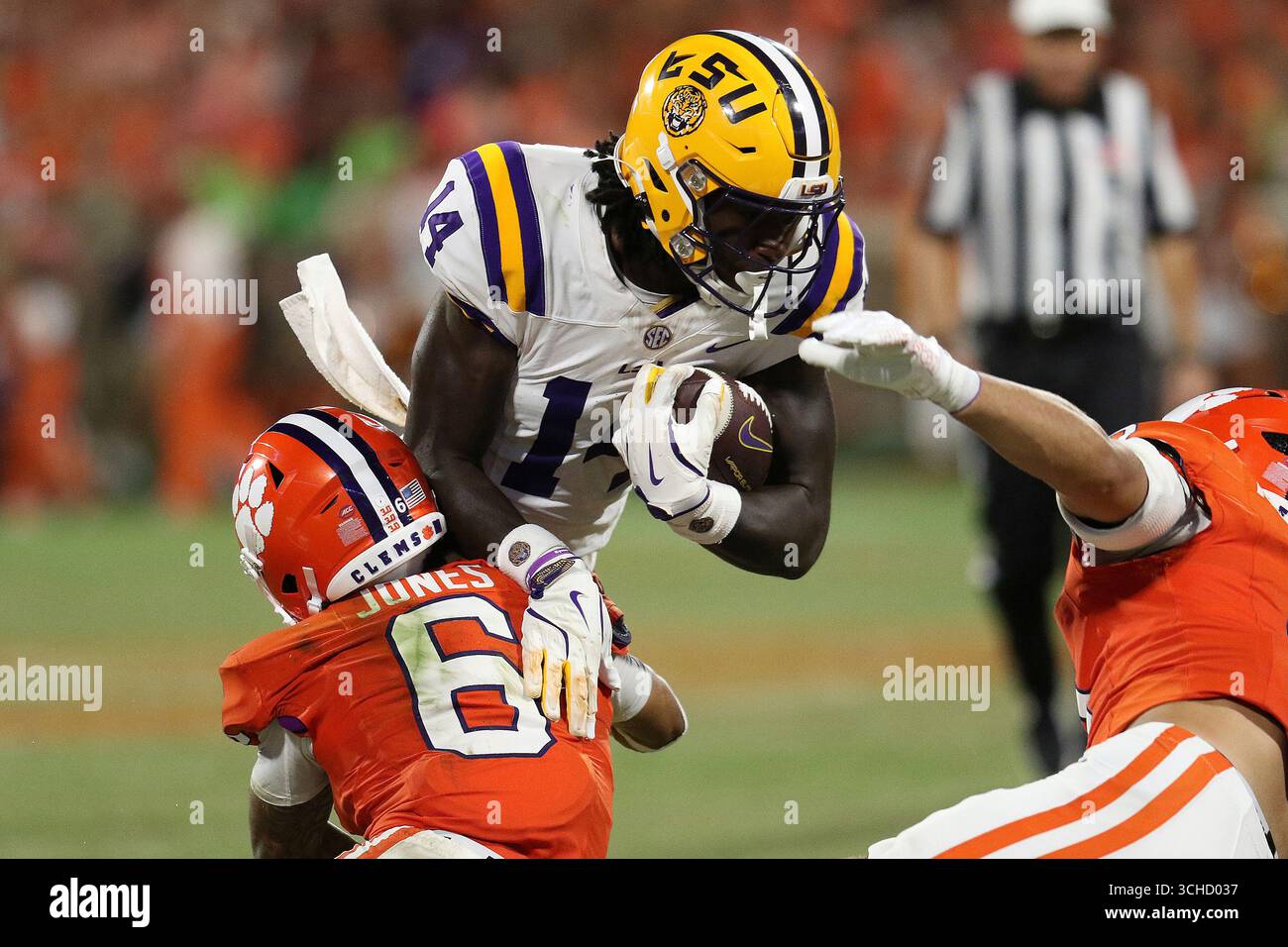 CLEMSON, SC - AUGUST 30: LSU Tigers tight end Trey'Dez Green (14 ...