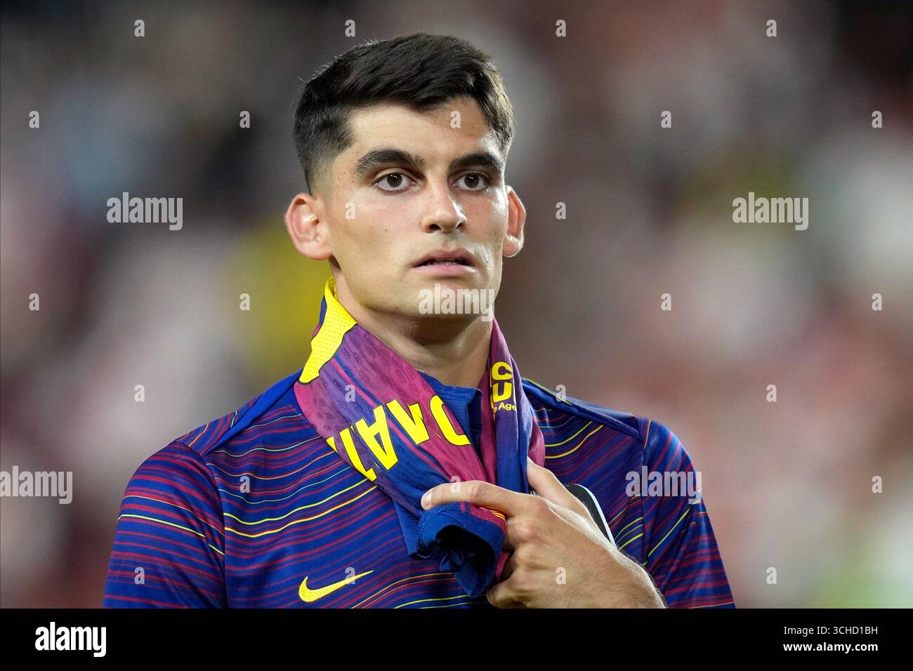 Gerard Martin of FC Barcelona during the La Liga EA Sports match ...