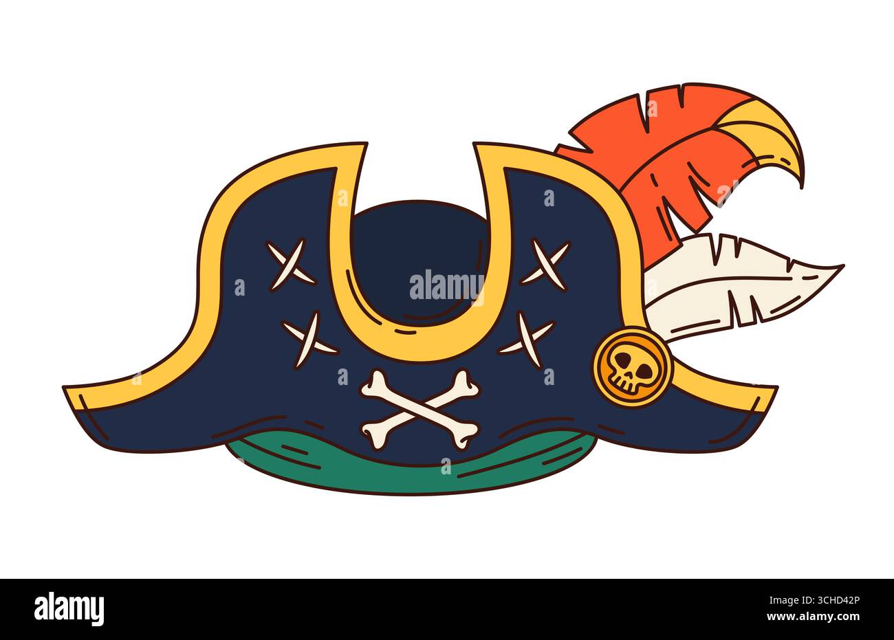 Skull headgear Stock Vector Images - Alamy