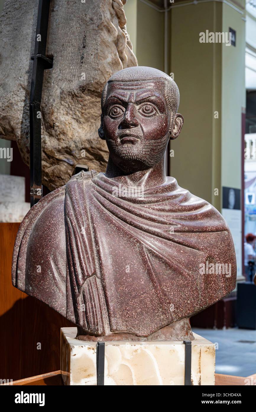 Egyptian Museum(Cairo museum), bust statue of Roman emperor Galerius ...