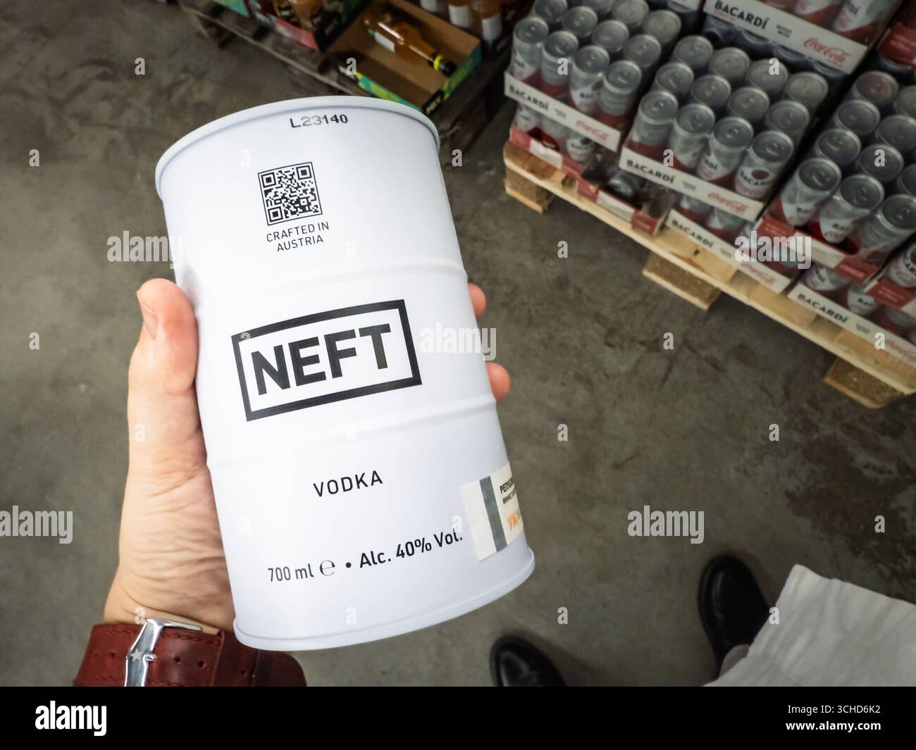 Neft vodka logo hi-res stock photography and images - Alamy